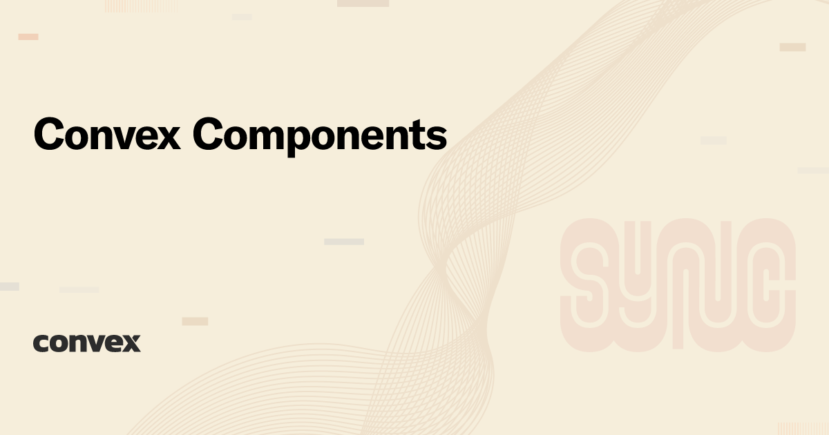 convex components - NPM Directory Submissions