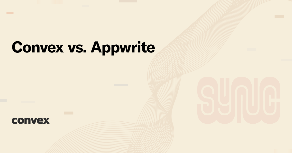 Convex vs. Appwrite
