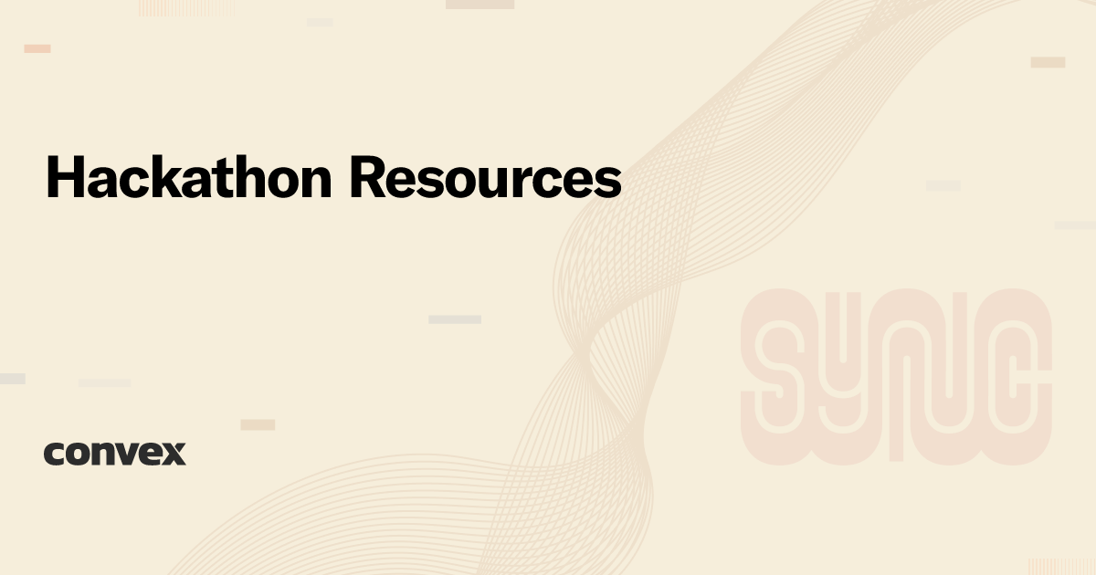 Hackathon Resources