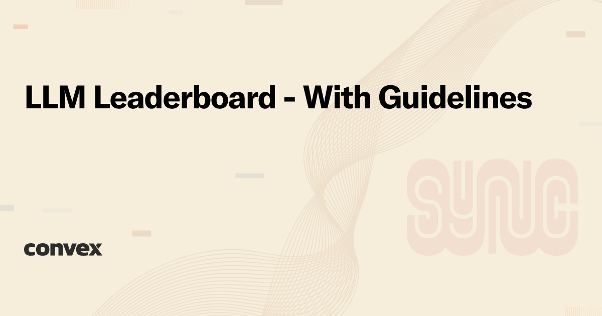 LLM Leaderboard: With Guidelines - Compare top language models